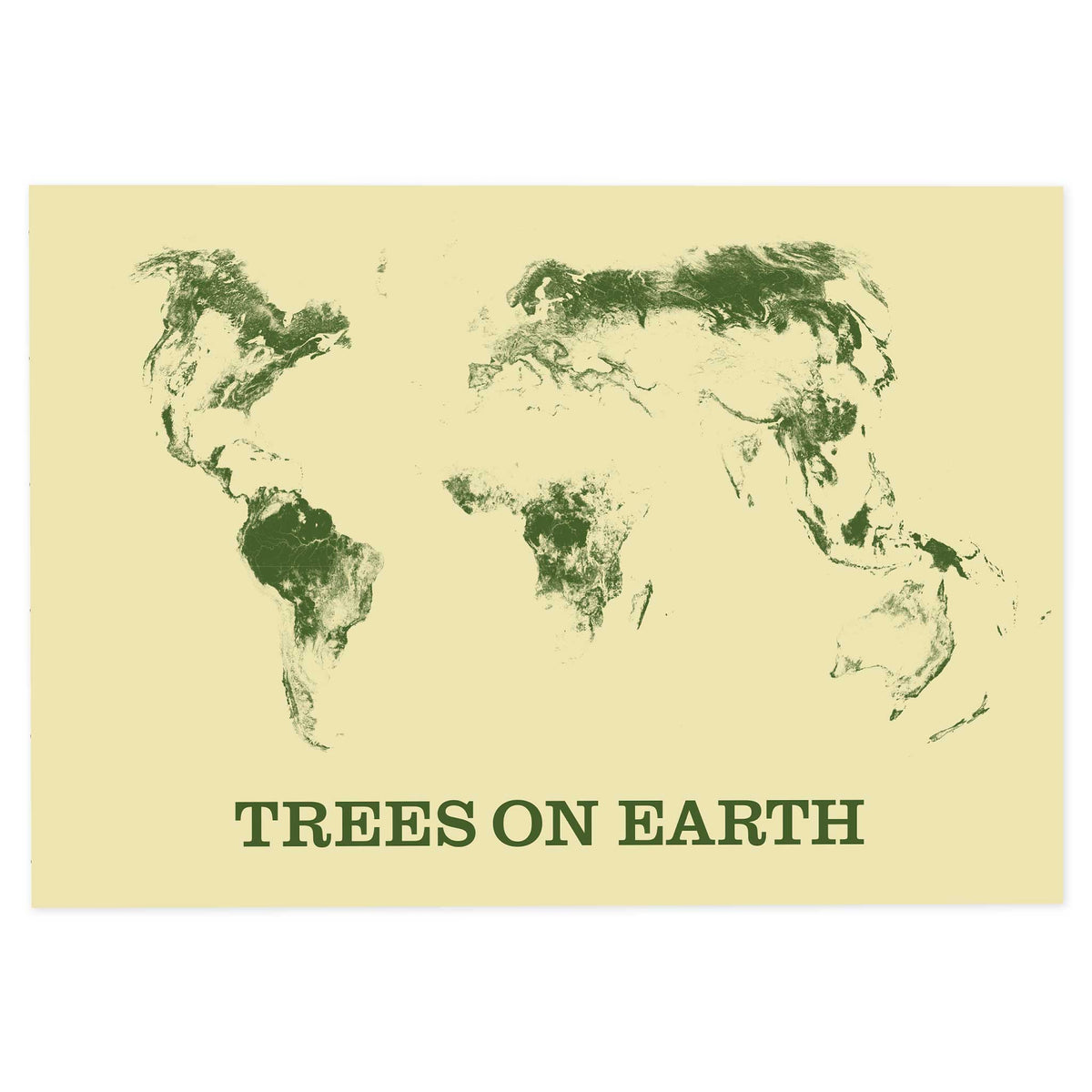 Trees on Earth Poster • Scott Reinhard Maps