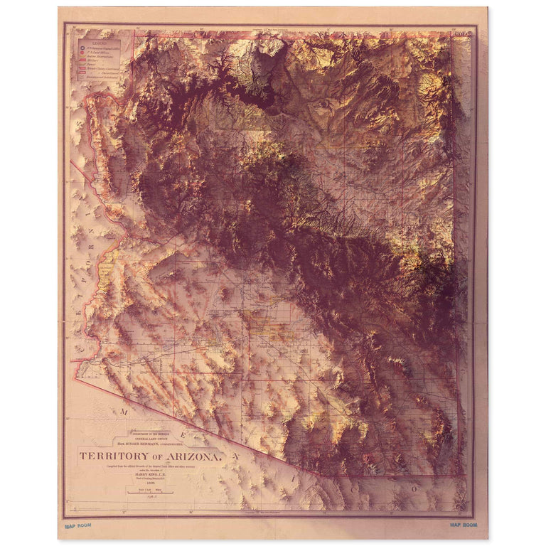 Grand Canyon Map • Scott Reinhard Maps