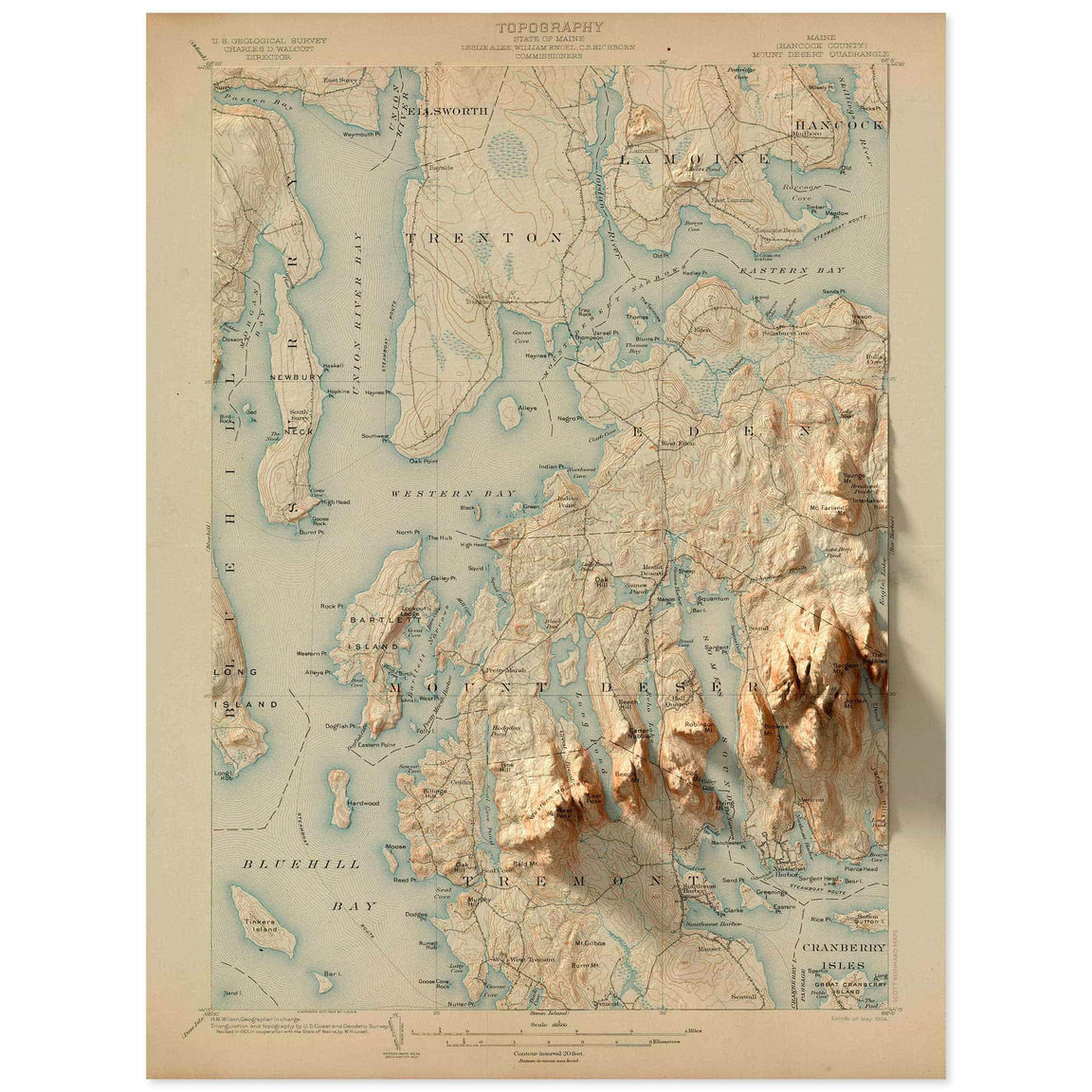 Maps of Maine • Scott Reinhard Maps