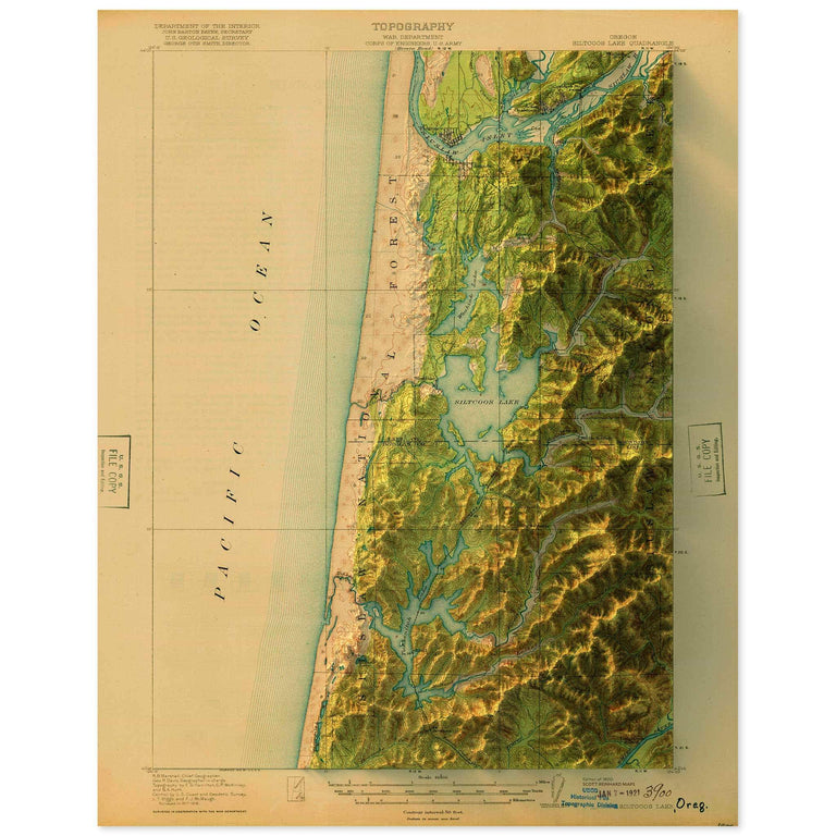 The Oregon Coast Series • Scott Reinhard Maps