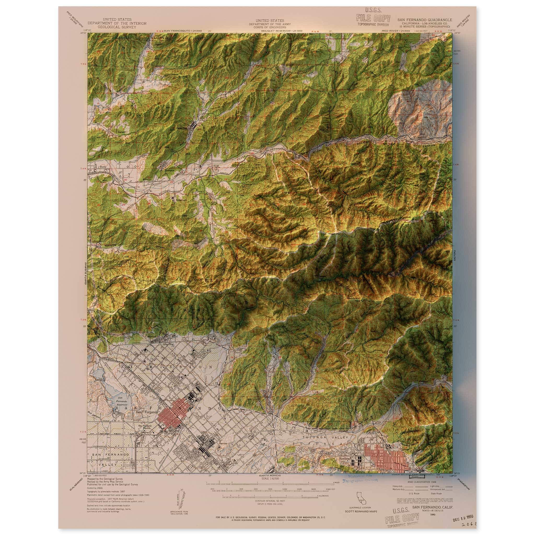 San Fernando California Map