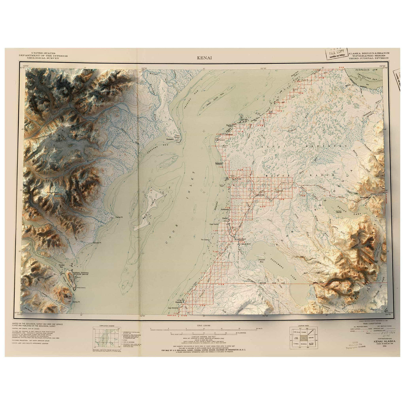 Kenai, Alaska Map • Scott Reinhard Maps