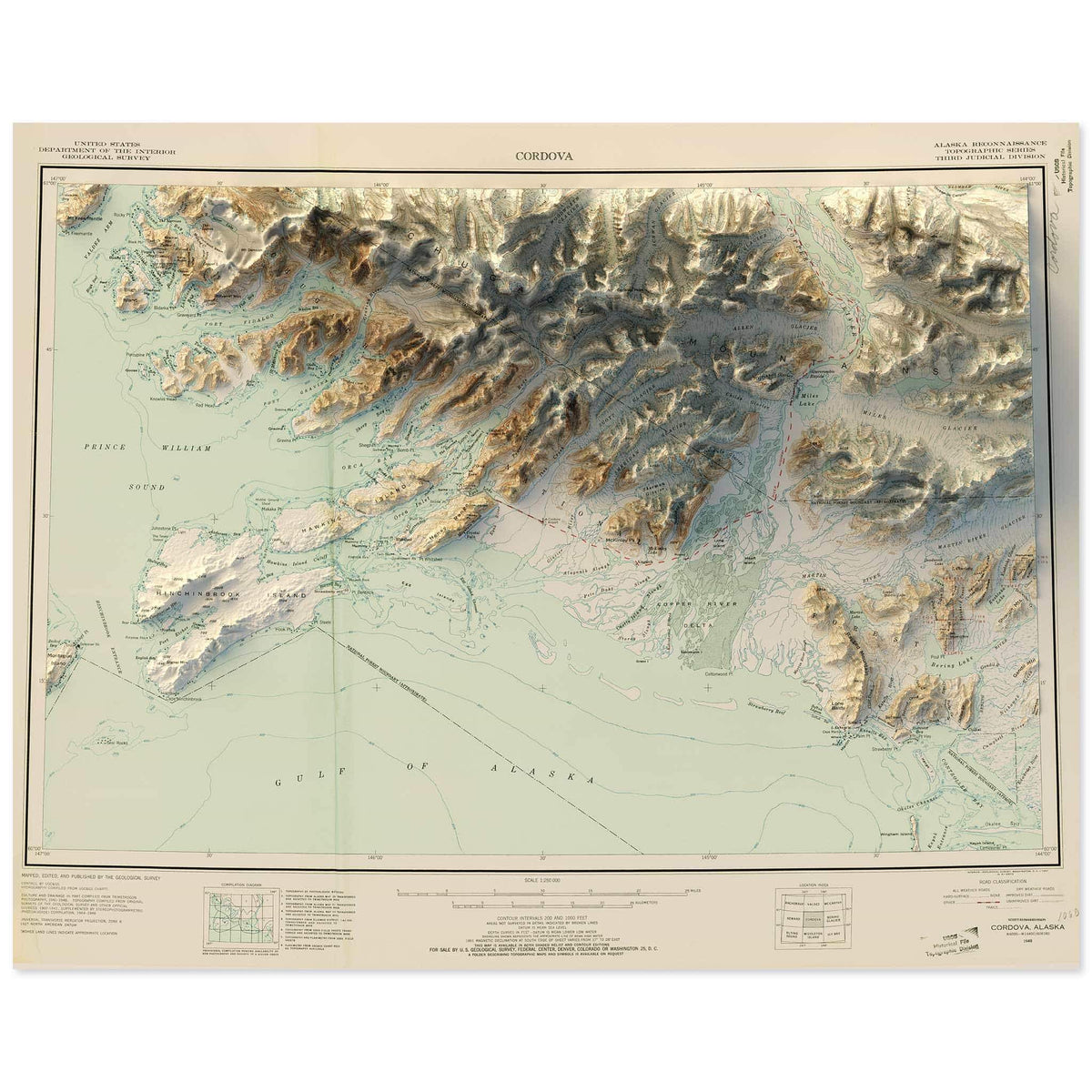 Cordova, Alaska Map • Scott Reinhard Maps