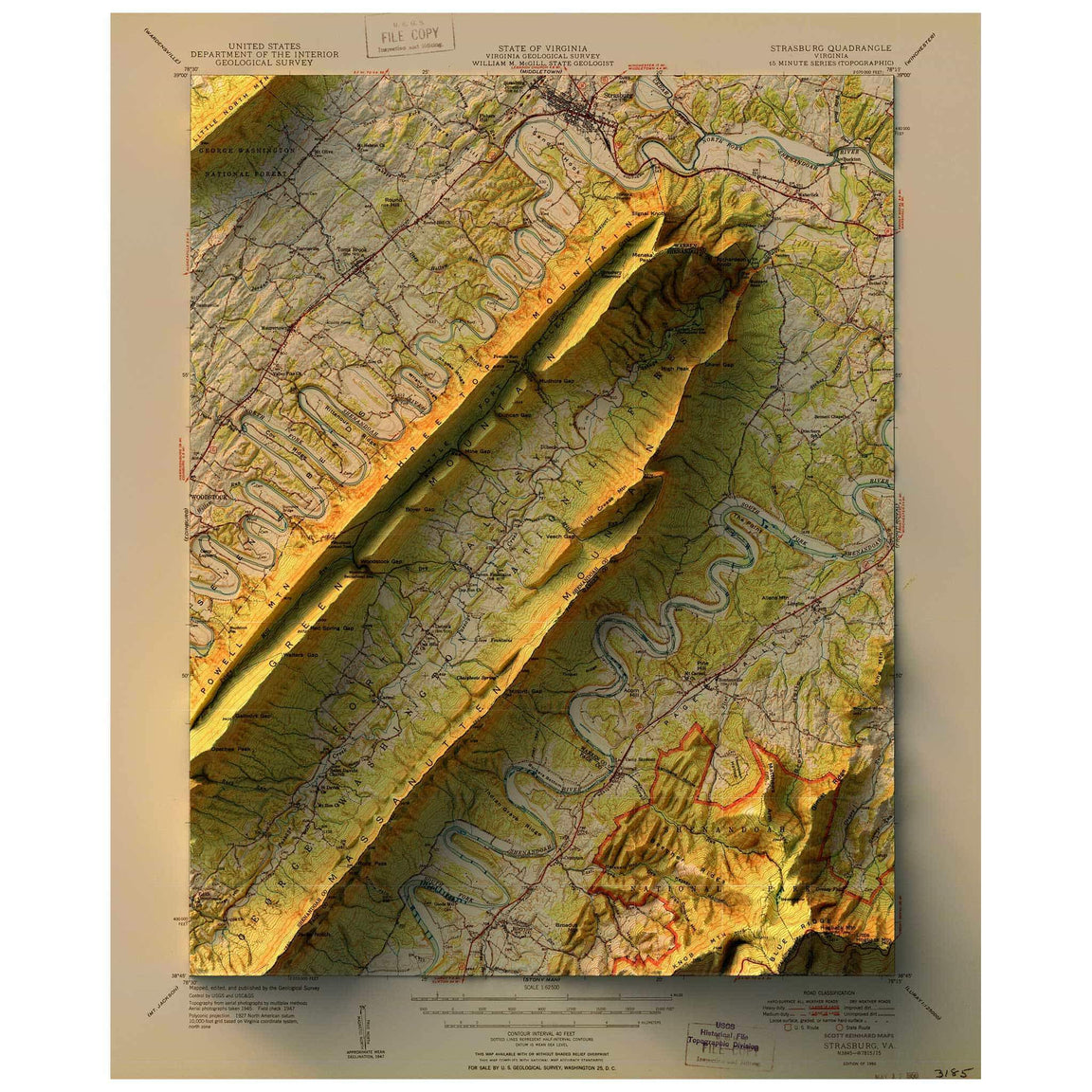 The Best of USGS Series • Scott Reinhard Maps