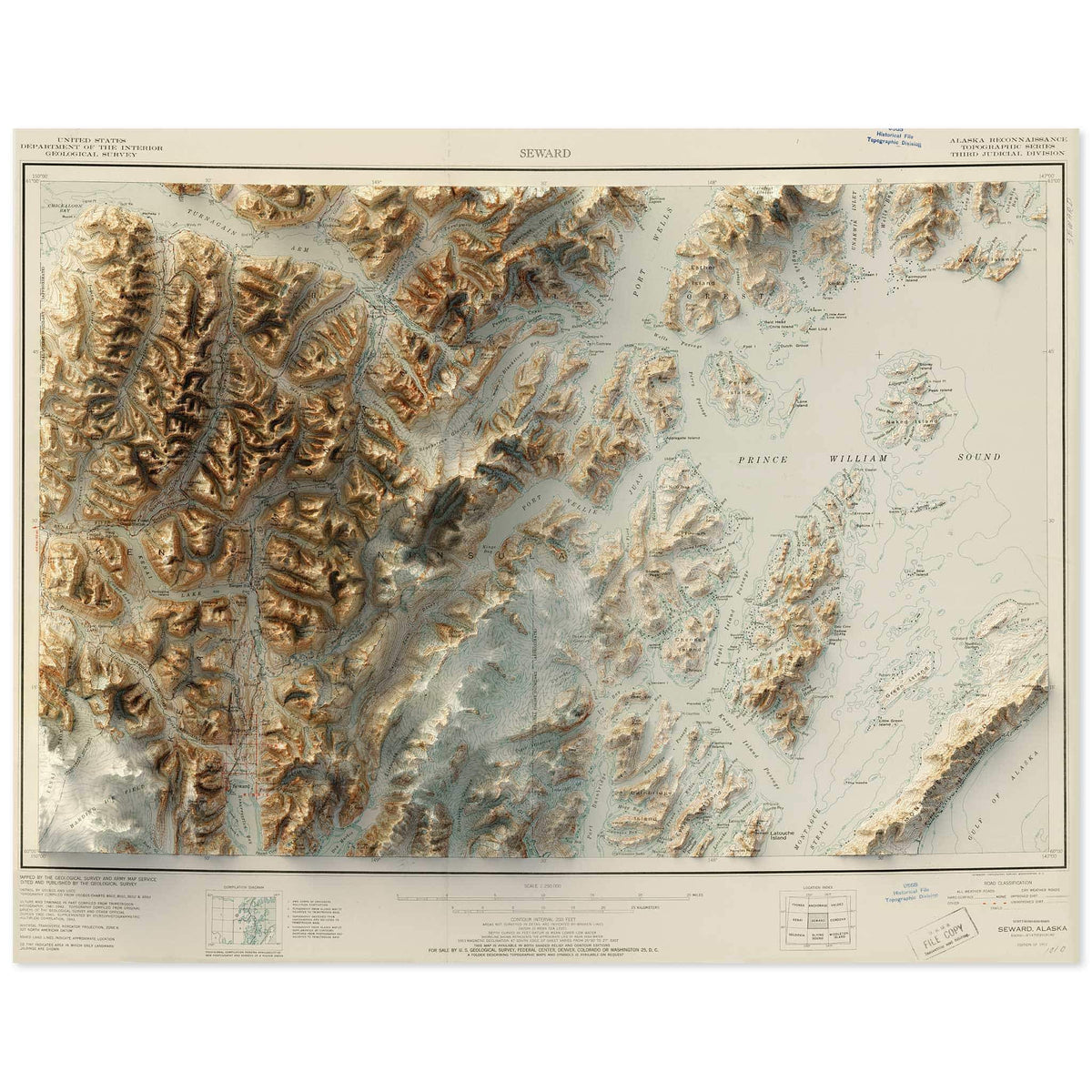 Seward, Alaska Map • Scott Reinhard Maps