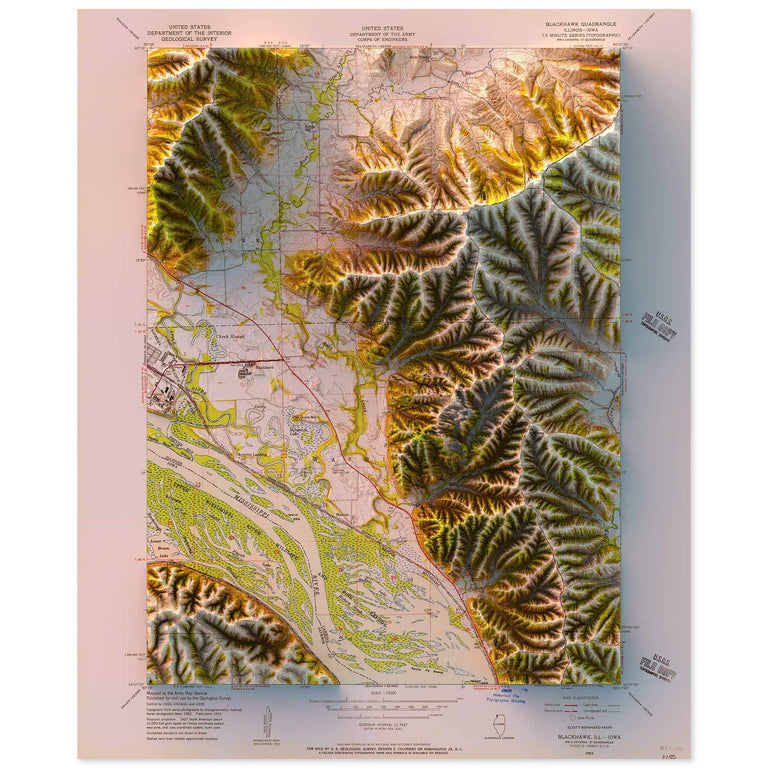 The Great Lakes Map • Scott Reinhard Maps