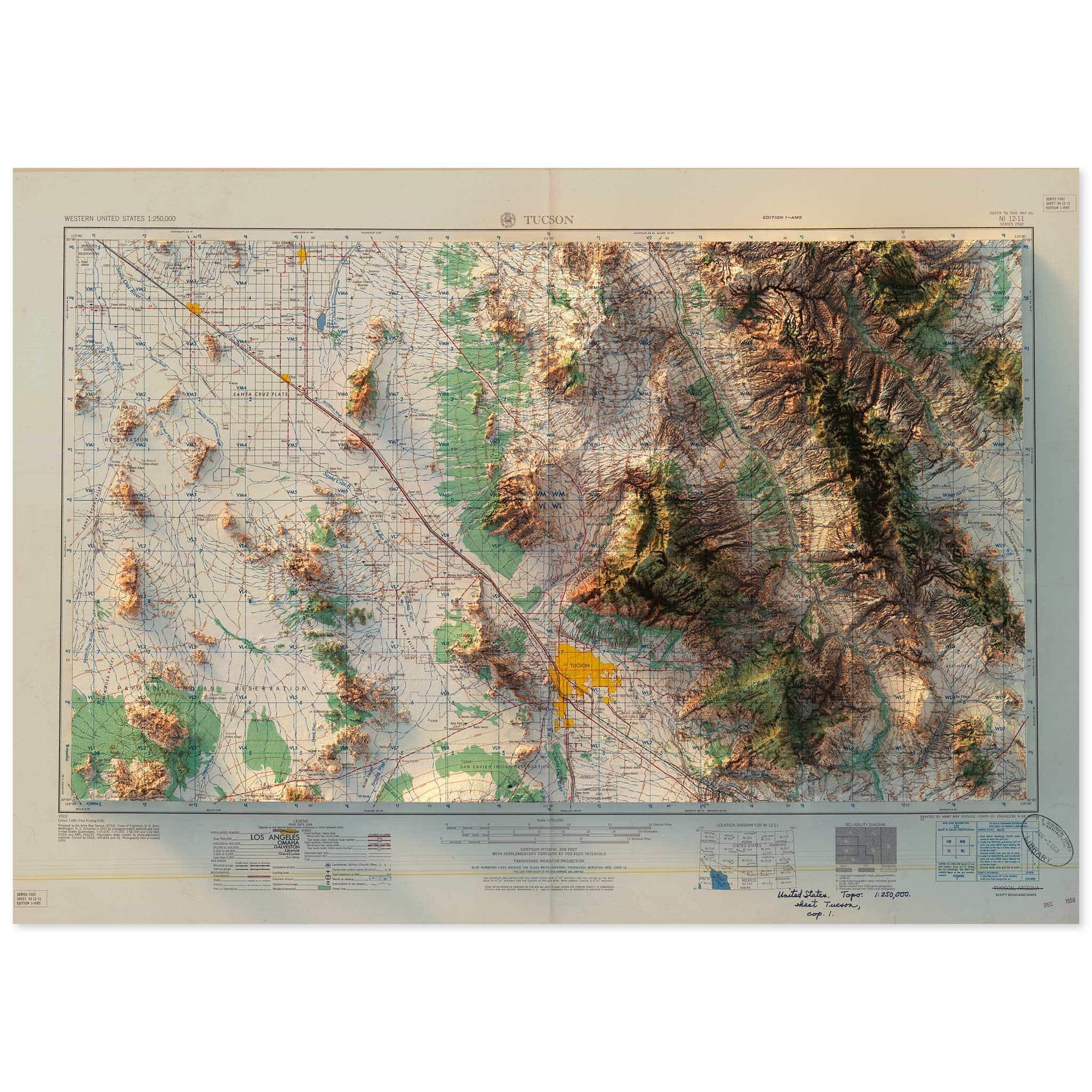 Arizona Topographic Map