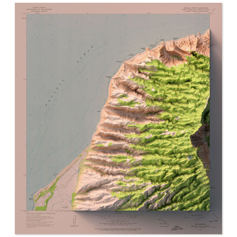 Mauna Loa, Hawaii Map • Scott Reinhard Maps